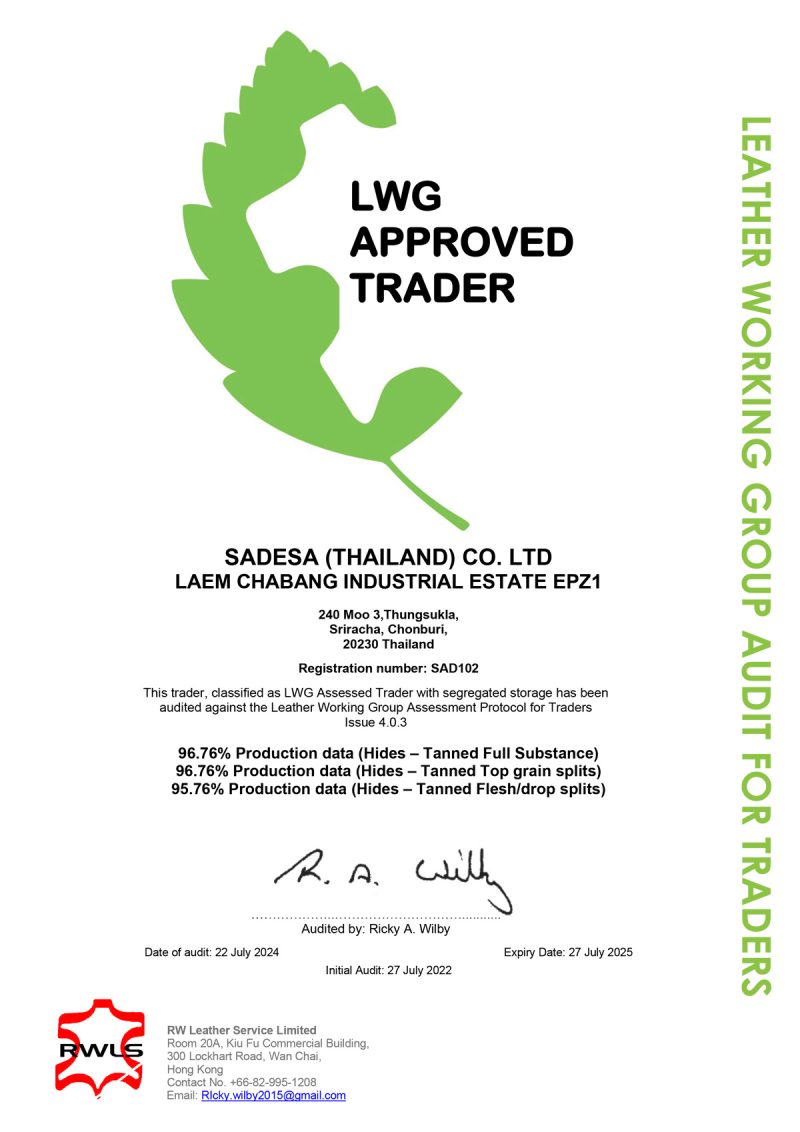 SUSTAINABILITY - Sadesa